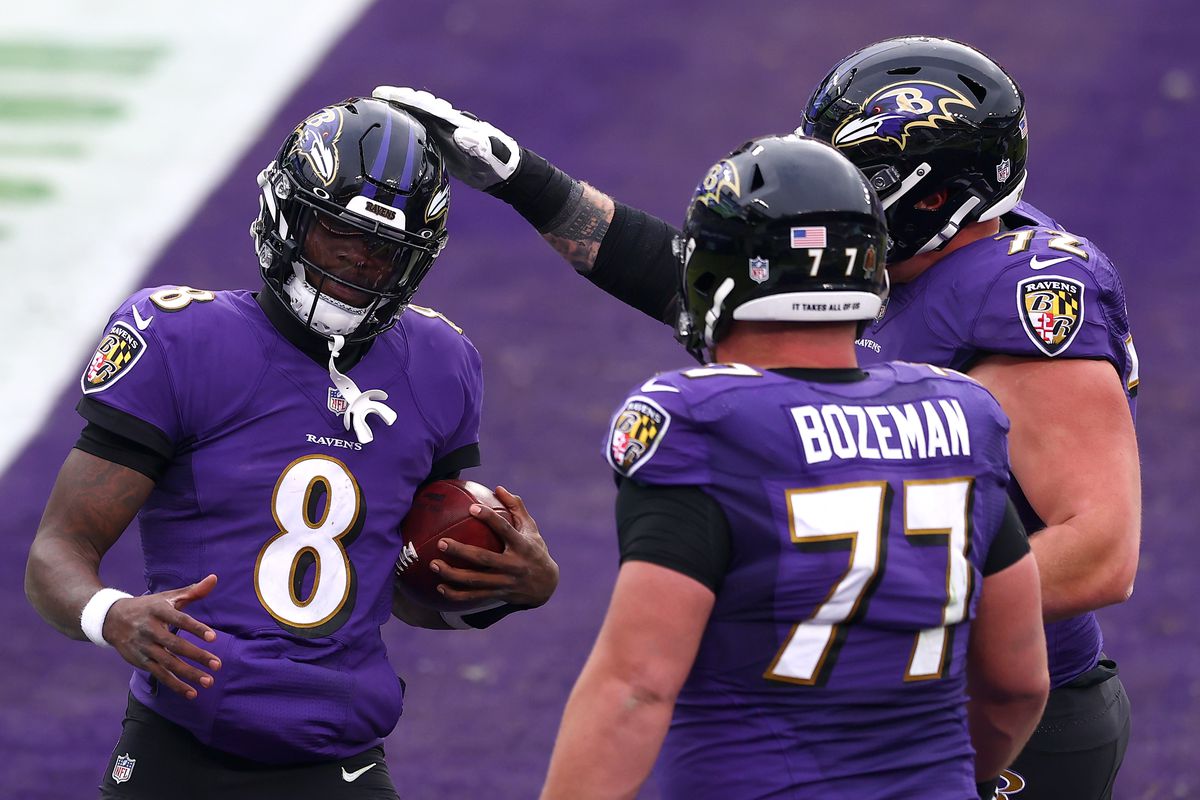 Ravens QB Lamar Jackson voted team MVP for second straight year ...