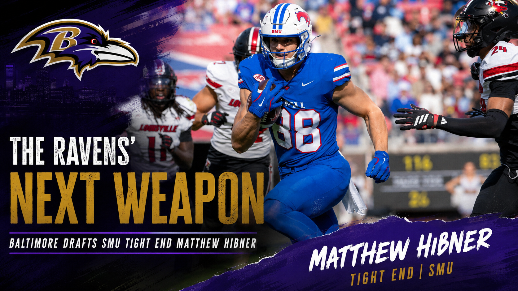 Ravens Draft Profile: SMU Tight End Matthew Hibner | Marylandsportsblog.com