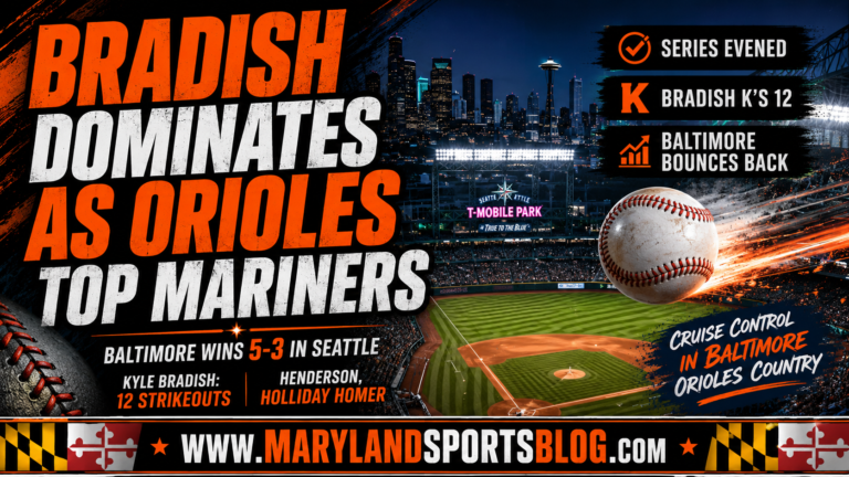 Orioles 5, Mariners 3: Bradish Dominates as Baltimore Ends Skid in ...