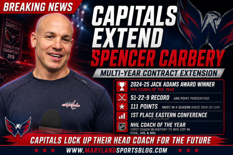 Capitals Reward Spencer Carbery With Multi-Year Extension After ...